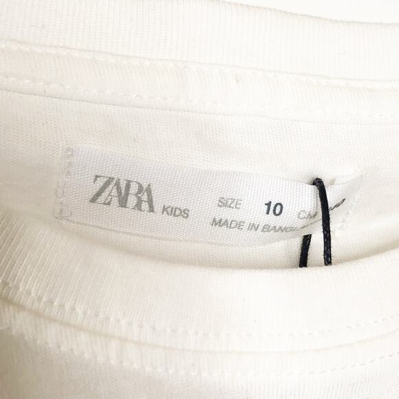 Zara | Shirts & Tops | Zara Kids Tshirt Size 100 Cotton Union Jack Flag ...